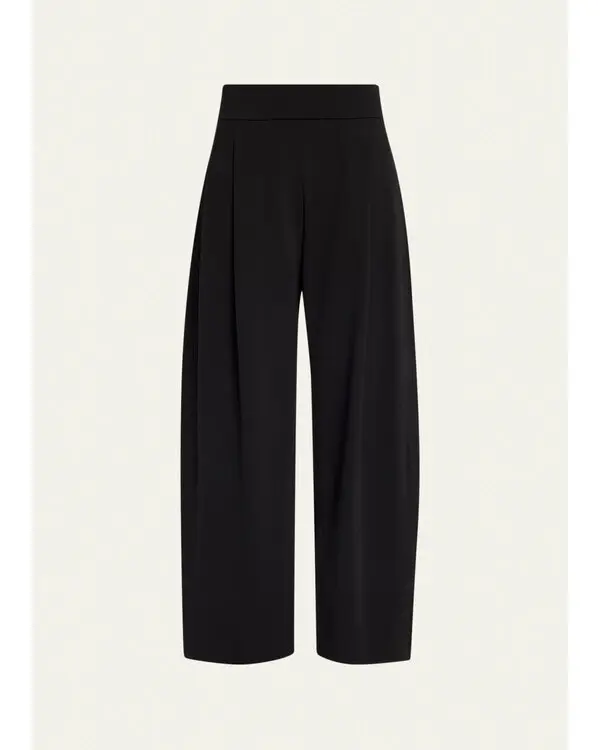 Lafayette 148 New York Walker Cropped Barrel-leg Pants