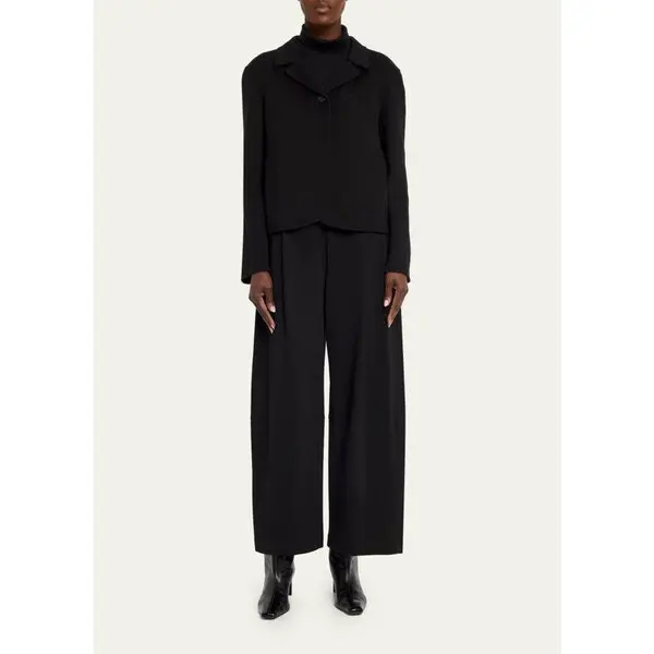 Lafayette 148 New York Walker Cropped Barrel-leg Pants
