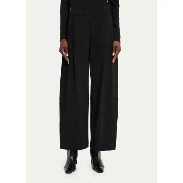 Lafayette 148 New York Walker Cropped Barrel-leg Pants