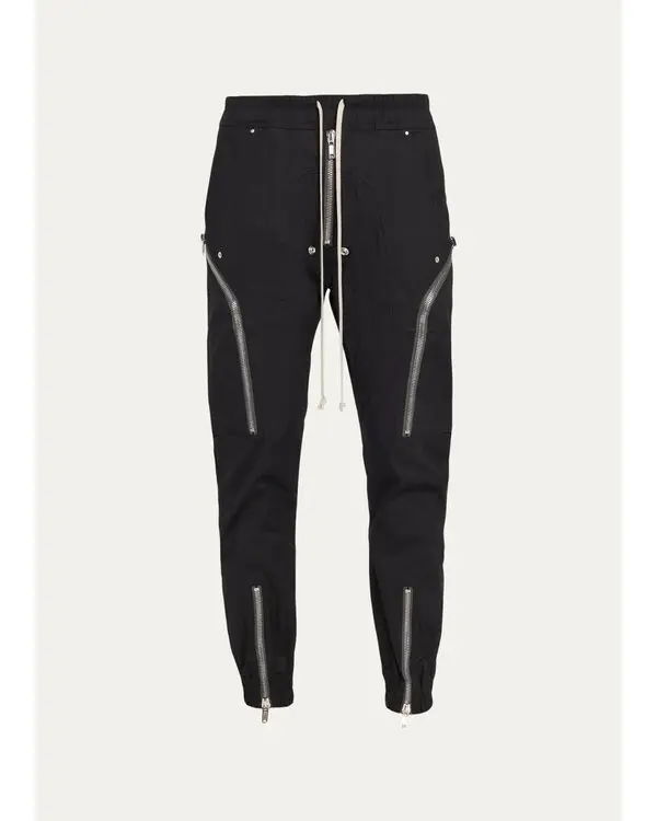 Rick Owens Zipped-trim Drawstring Joggers