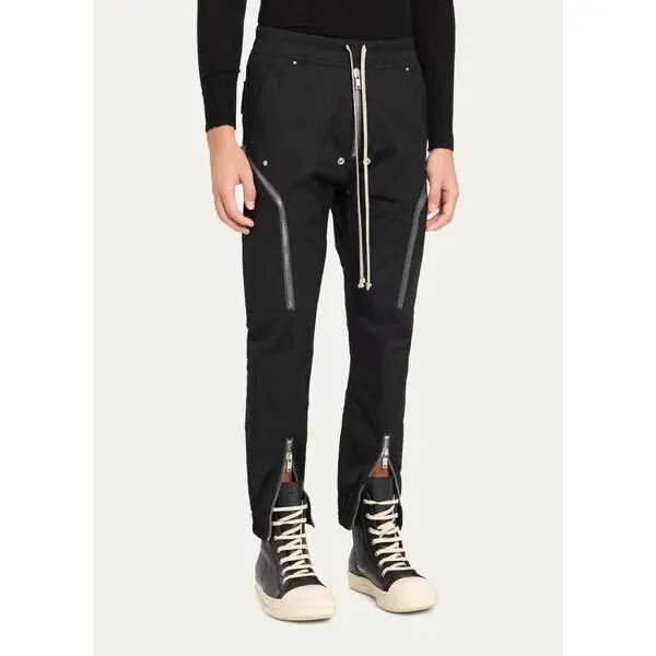 Rick Owens Zipped-trim Drawstring Joggers