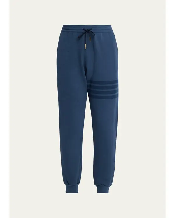 Thom Browne 4-bar Cotton Sweatpants - Navy