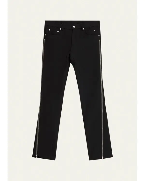 Rick Owens Vega Wool Zip-cuff Jeans