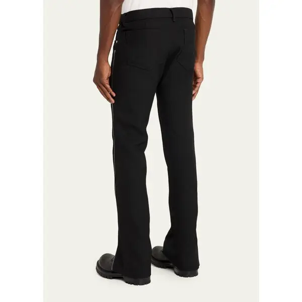 Rick Owens Vega Wool Zip-cuff Jeans