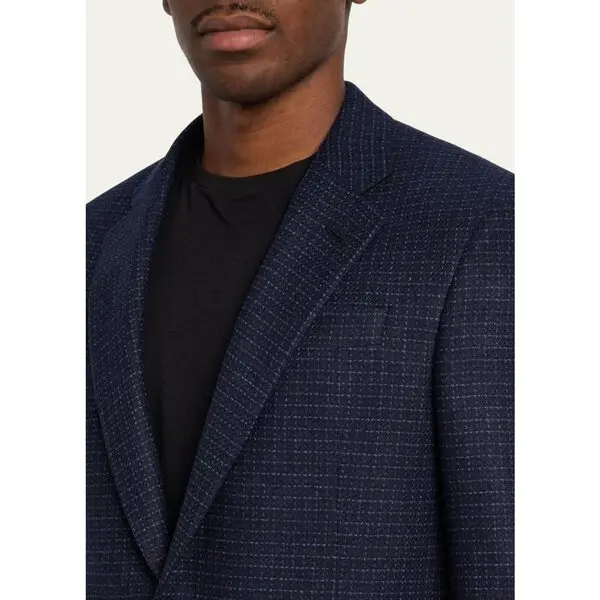 Giorgio Armani Soft Line Check Single-breasted Sport Coat