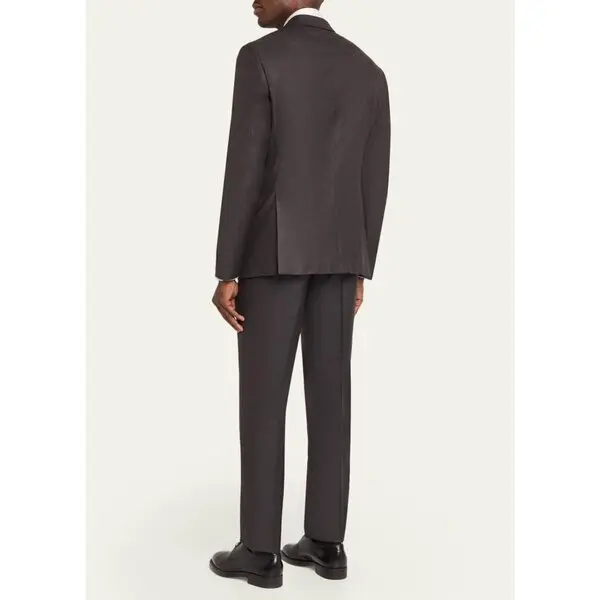 Giorgio Armani Soft Line Micro-check Two-piece Suit