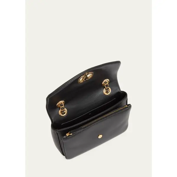 Valentino Garavani Medium Leather Vlogo Shoulder Bag