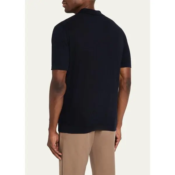 John Smedley Roth Cotton Polo Shirt - Amaranth