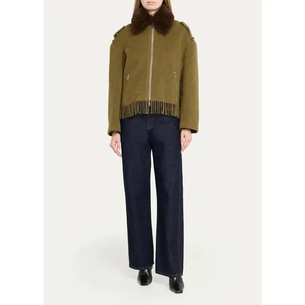 3.1 Phillip Lim Wool-blend Scarf-hem Jacket