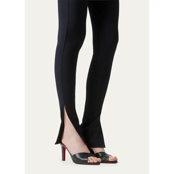 CHRISTIAN LOUBOUTIN 85mm Fanny Leather Slide Sandals