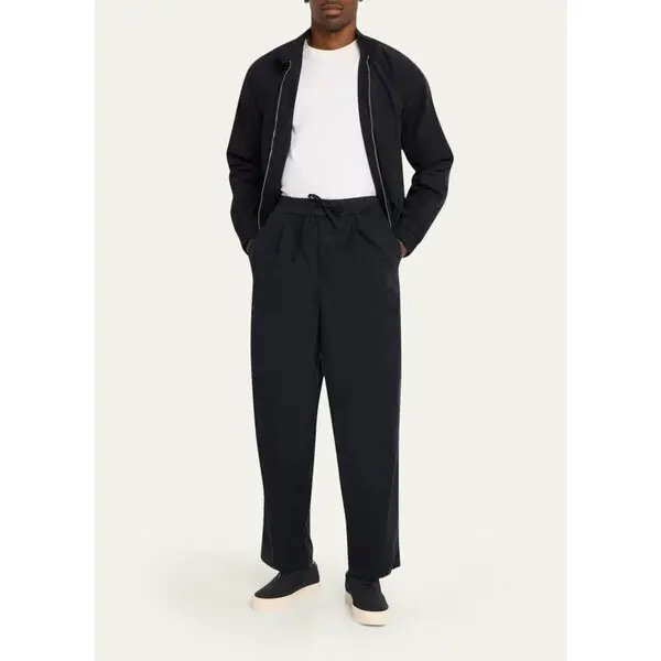 Officine Générale Peterson Cotton Twill Drawstring Pants