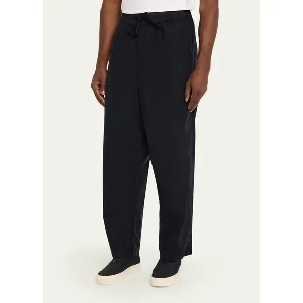 Officine Générale Peterson Cotton Twill Drawstring Pants
