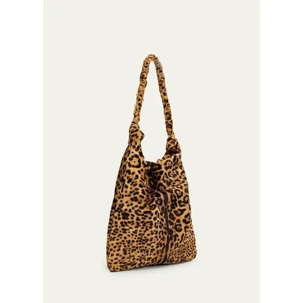 Saint Laurent Amalia Medium -print Pony Hair Shoulder Bag