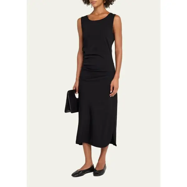 Officine Générale Inae Stretch Viscose Midi Dress
