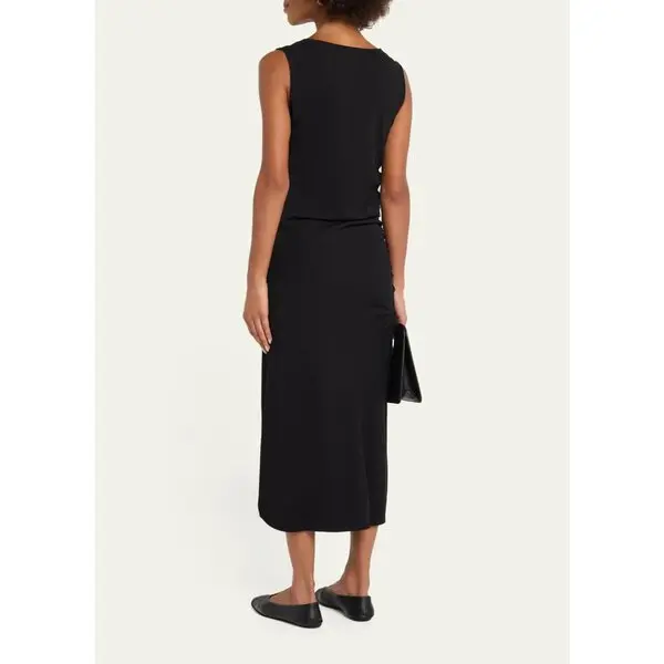 Officine Générale Inae Stretch Viscose Midi Dress