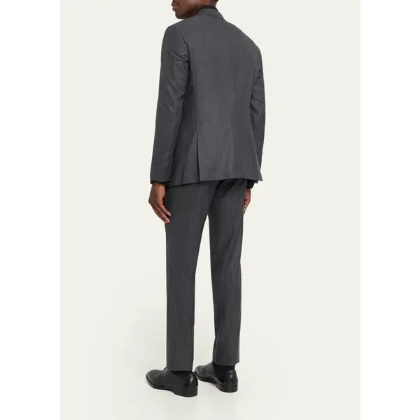 Giorgio Armani Wool Herringbone Single-breasted Suit