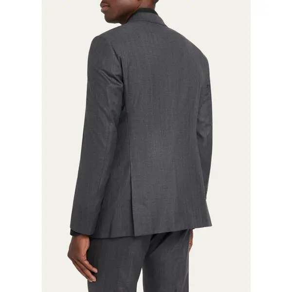 Giorgio Armani Wool Herringbone Single-breasted Suit