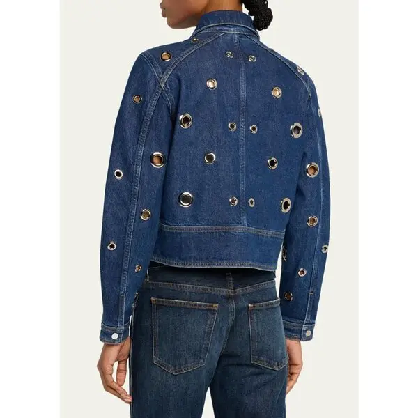 Cinq À Sept Harriet Embellished Denim Jacket