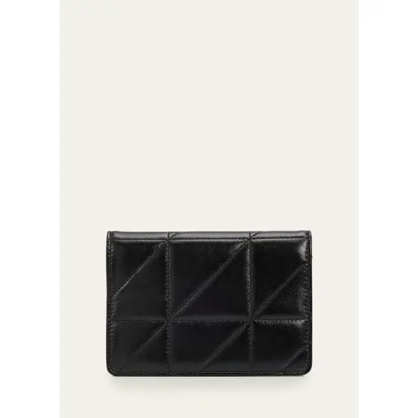 Saint Laurent Quilted Leather Passport Case