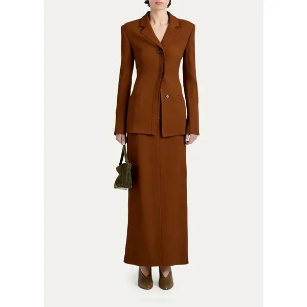 Proenza Schouler Vioni Heavy Sable Single-breasted Jacket