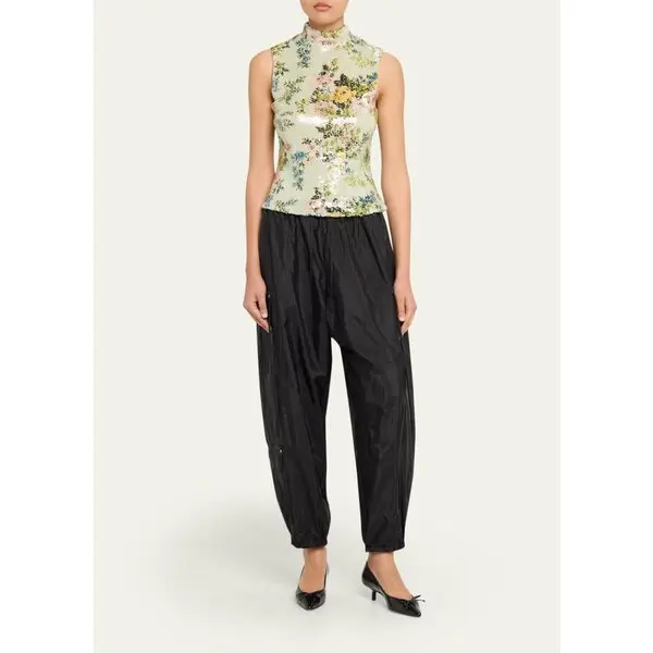 Brandon Maxwell Scout Drawstring Cargo Pants