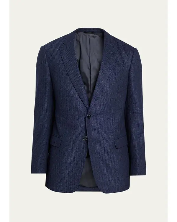 Giorgio Armani Soft Textured Single-breasted Sport Coat