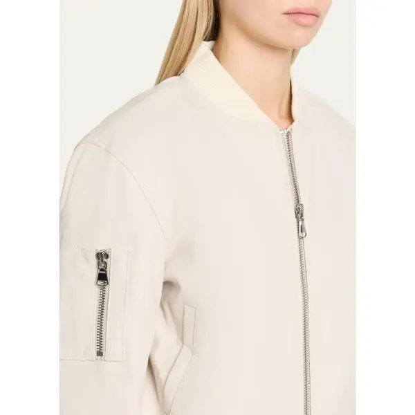 Sprwmn Leather Classic Bomber Jacket