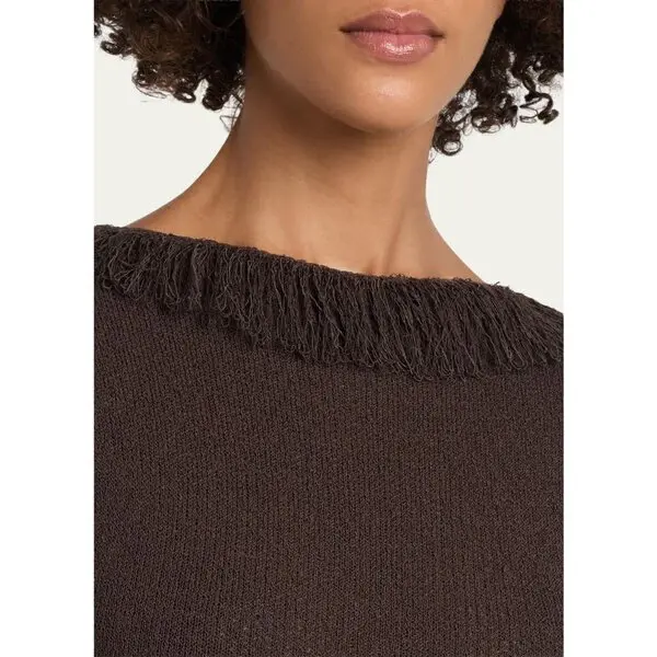 Proenza Schouler Saski Textured Fringe Dress