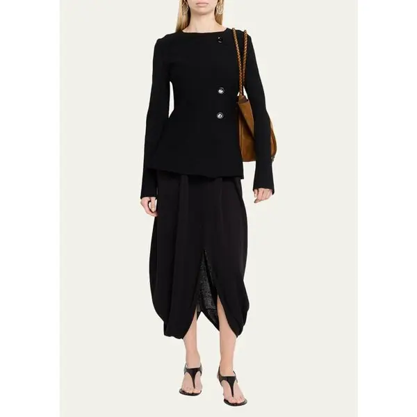Proenza Schouler Sukki Boucle Collarless Jacket