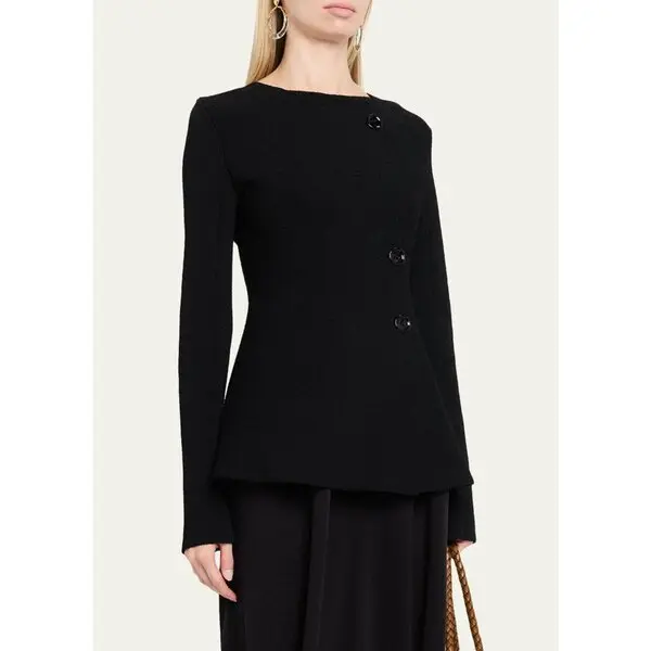 Proenza Schouler Sukki Boucle Collarless Jacket