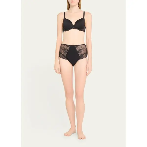 Simone Perele Caresse 3d Plunge Spacer Bra - Black