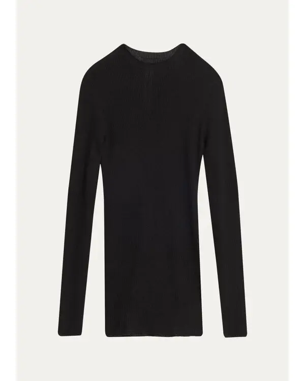 Rick Owens Wool Rib Crewneck Sweater