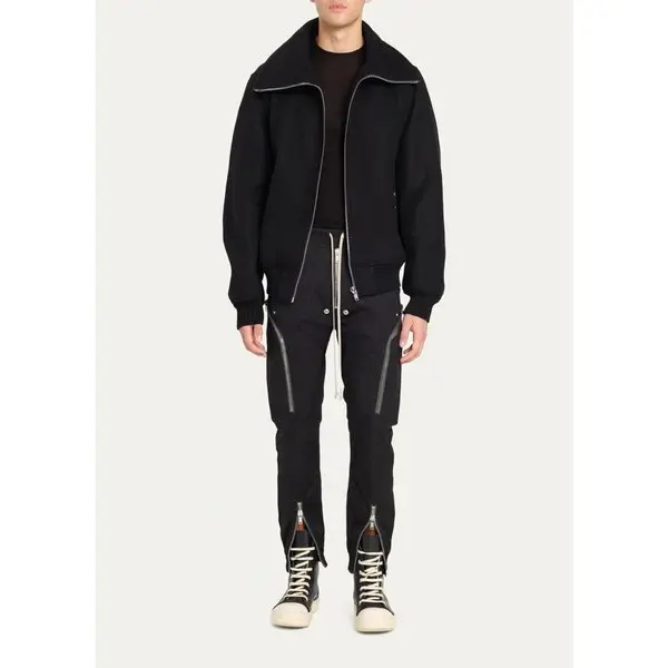 Rick Owens Wool Rib Crewneck Sweater