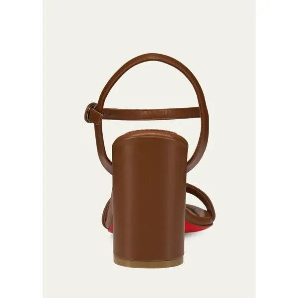 CHRISTIAN LOUBOUTIN 85mm Miss Jane Leather Sandals