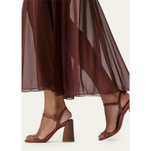 CHRISTIAN LOUBOUTIN 85mm Miss Jane Leather Sandals