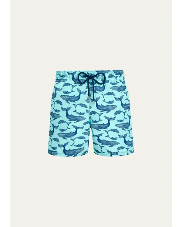 Vilebrequin Whale-print Recycled Swim Trunks