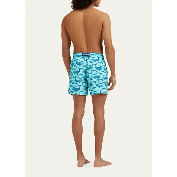 Vilebrequin Whale-print Recycled Swim Trunks