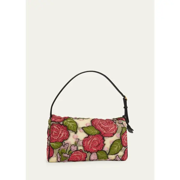 Valentino Garavani Small Floral Jacquard Shoulder Bag