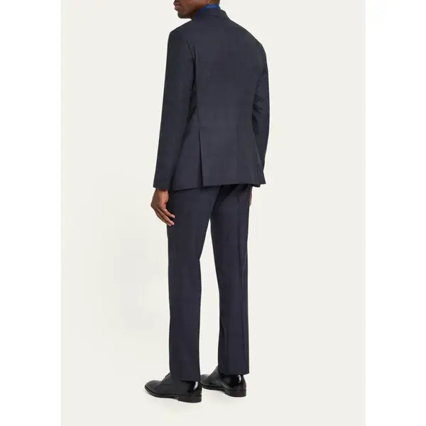 Giorgio Armani Tonal Check Single-breasted Suit