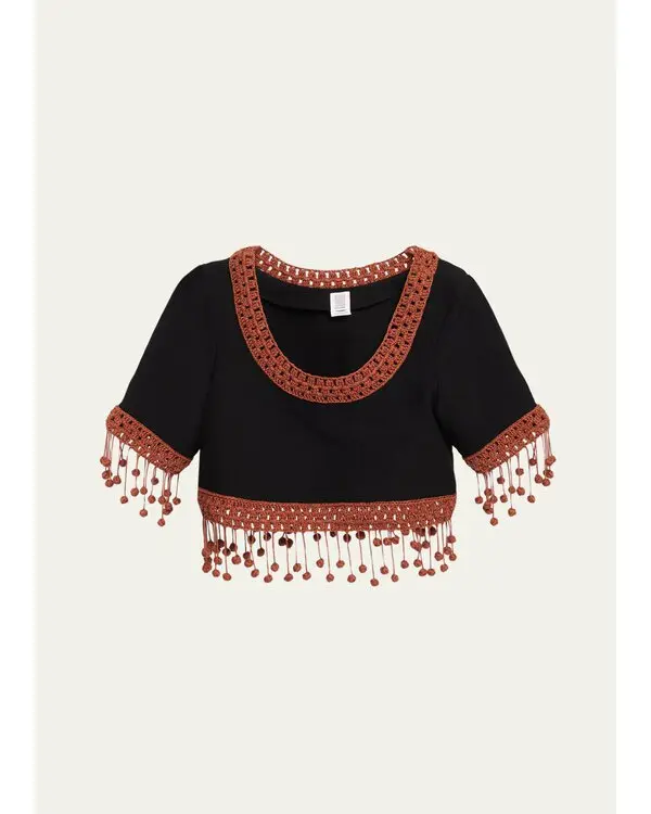 Rosie Assoulin Return Of The Mac Crop Top