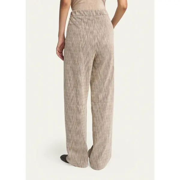 Giorgio Armani Pleated Cotton Jacquard Tapered-leg Trousers