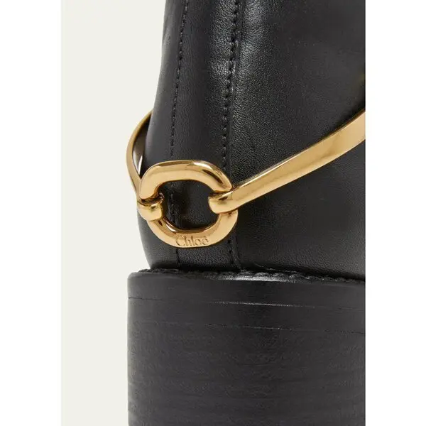 Chloé Dakota Leather Ankle Booties