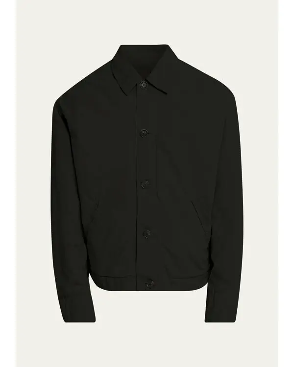 Massimo Alba Water-repellent Nylon Shirt Jacket