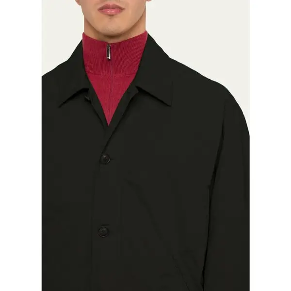 Massimo Alba Water-repellent Nylon Shirt Jacket