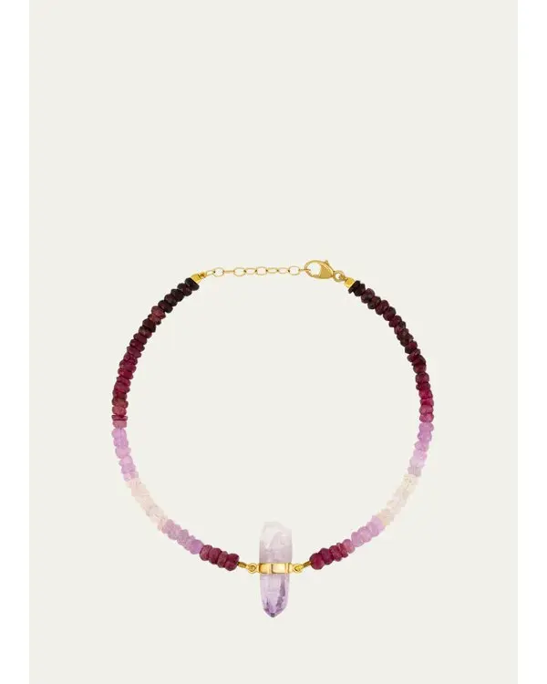 Jia Jia Arizona 14k And Amethyst Bracelet - Ruby