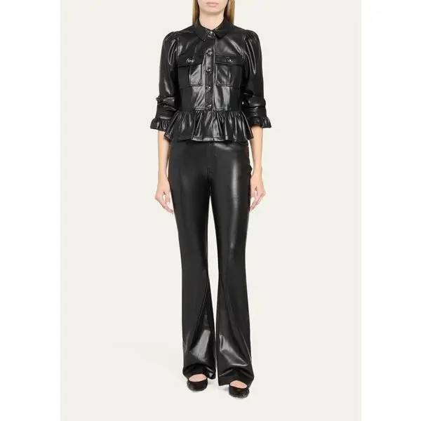 Cinq À Sept Stevie Faux-leather Pants - Black