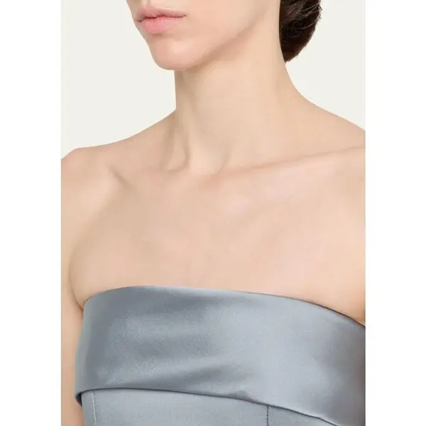 THE NEW ARRIVALS ILKYAZ OZEL Rhea Strapless Column Gown
