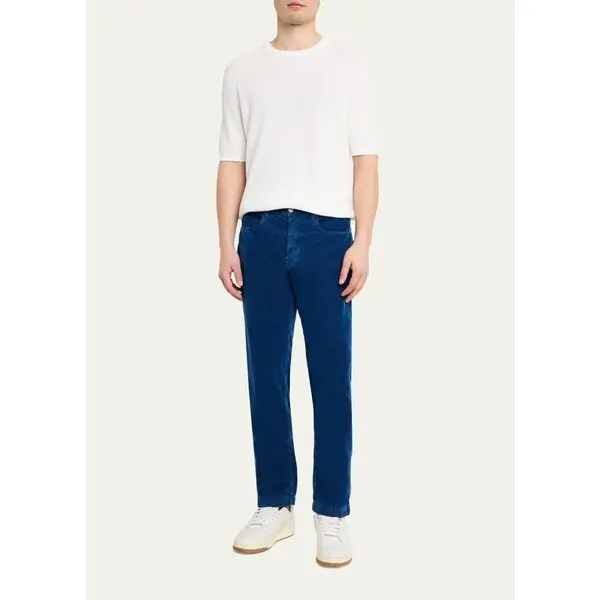 Massimo Alba Alung Baby Corduroy Five-pocket Pants - Midnight