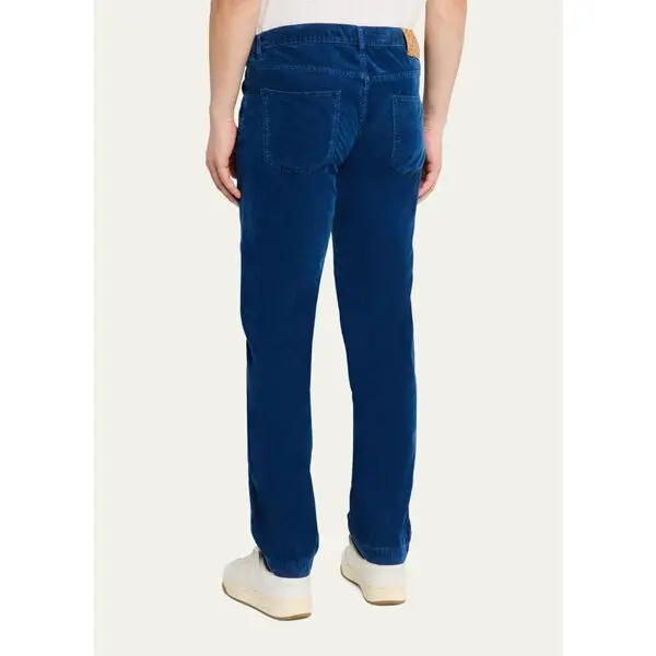 Massimo Alba Alung Baby Corduroy Five-pocket Pants - Midnight