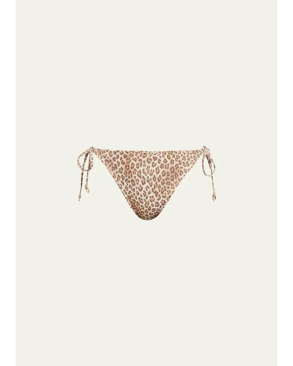 Ramy Brook Benni Leopard Bikini Bottoms